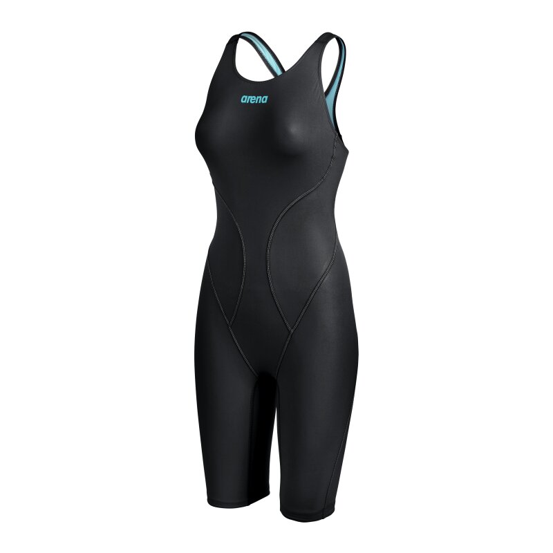 ARENA Powerskin Impulso Open Back Black Teal
